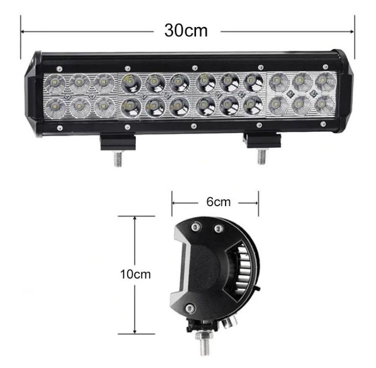 Casa das Led´s - Barra de Led 30cm 72w Spot 12/24v