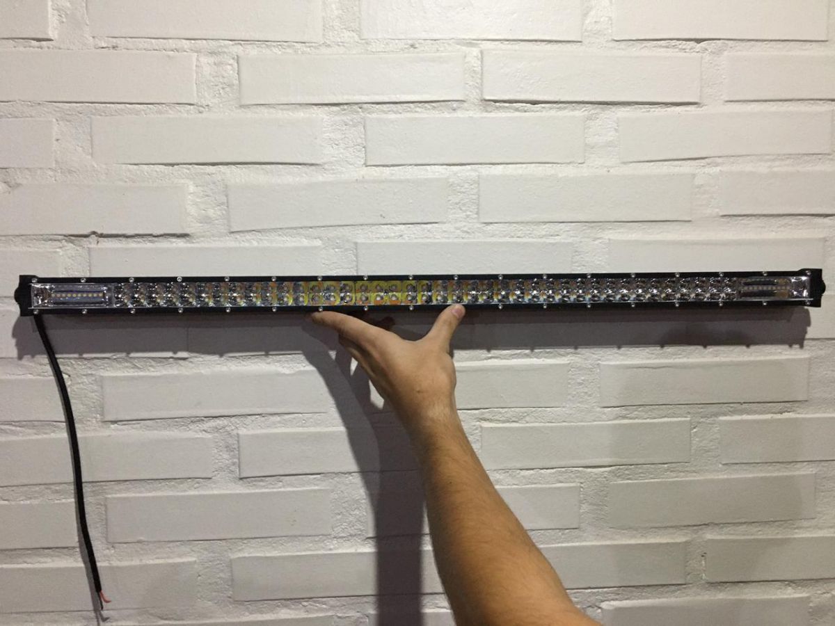 Casa das Led´s - Barra de Led 300w Slim Dual Color 7D 80cm